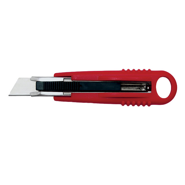 Cutter de sécurité lame 18mm auto-rétractable : Chez Rentreediscount ...