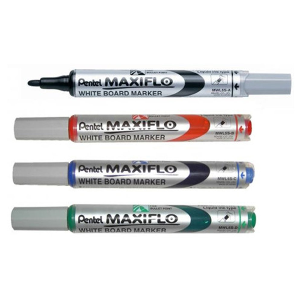 Marqueur MAXIFLO effaçable pour tableau blanc pointe moyenne Bleu ...