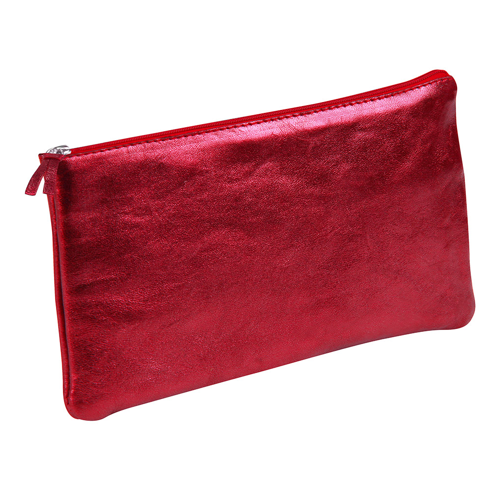 Trousse cuir plate CLAIREFONTAINE Cuirisé rouge : Chez Rentreediscount ...