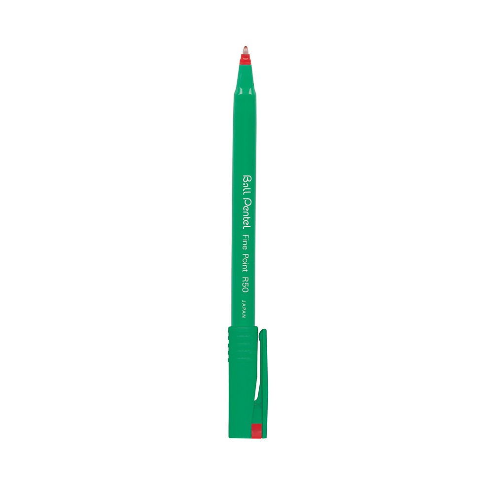 Stylo feutre PENTEL Ball R50 pointe fine Rouge : Chez Rentreediscount ...
