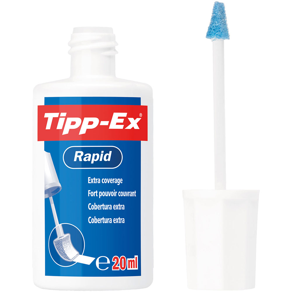 Correcteur Tipp-Ex Correcteur fluide blanc avec pinceau : Chez ...