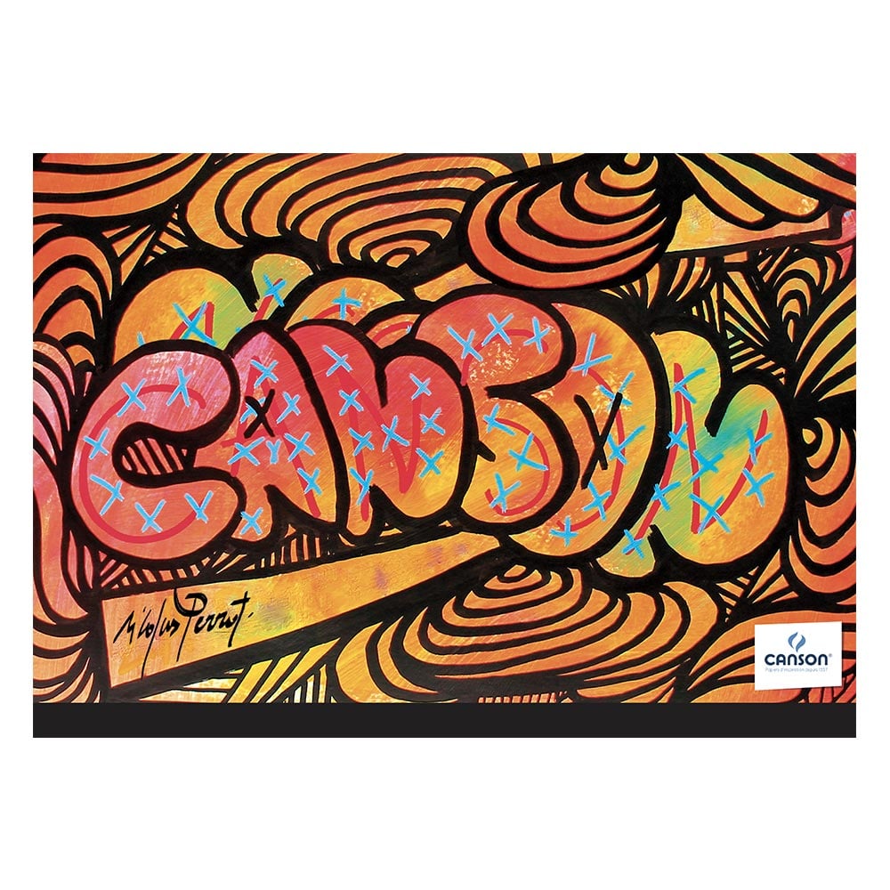 Carton à dessin CANSON Studio 32x45cm Edition Artiste orange : Chez ...