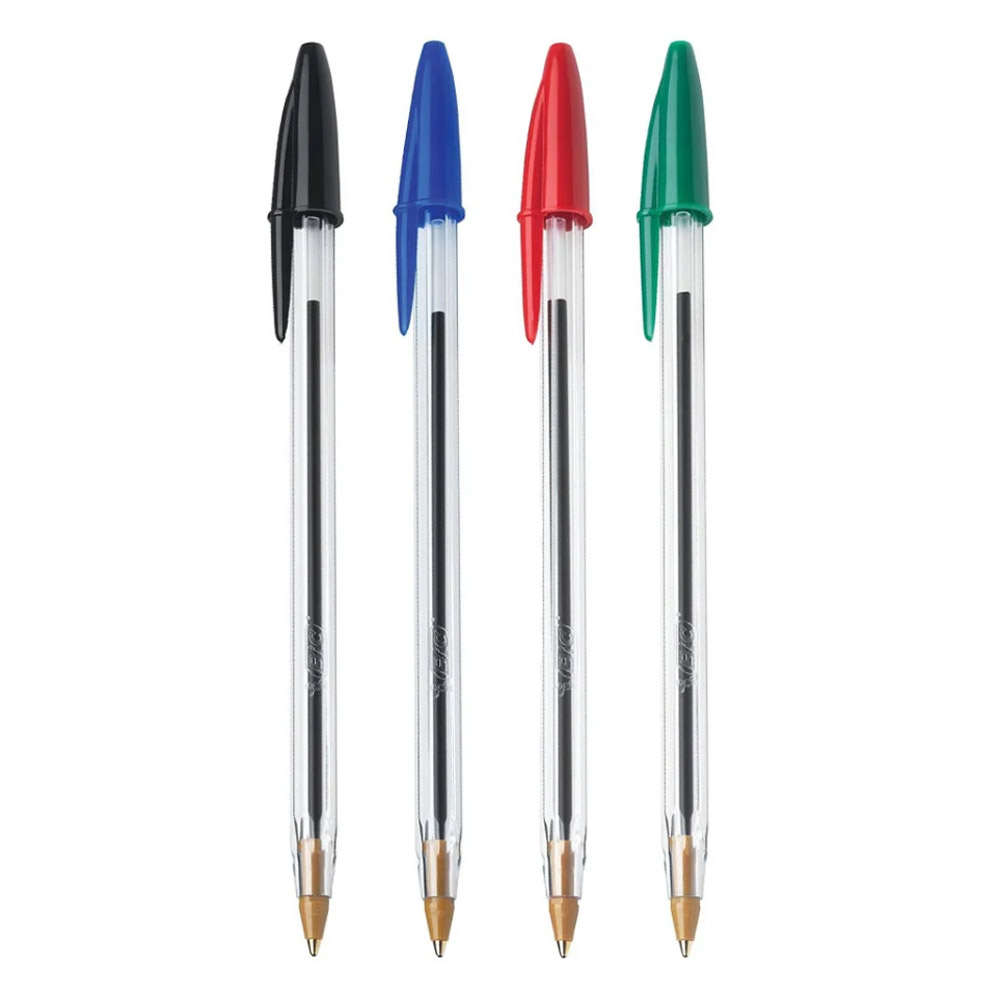 Stylo à bille BIC pointe moyenne lot de 4 assortis : Chez ...