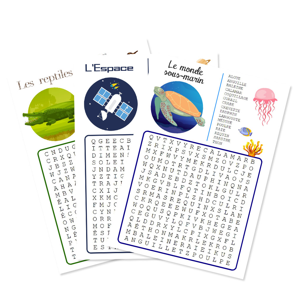 Mots Mêlés 2 niveau Facile MAGMA Éditions - produit téléchargeable de ...