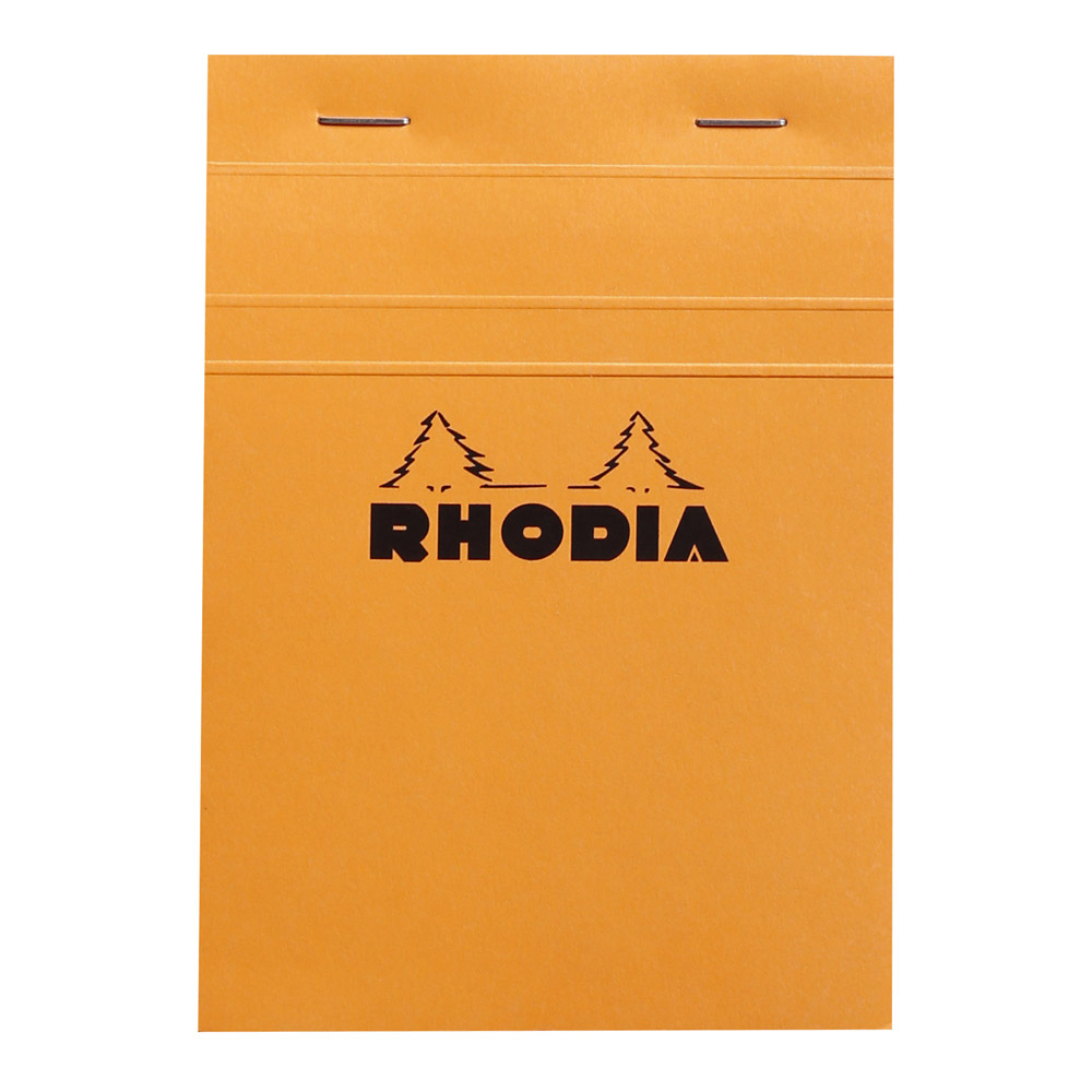Bloc RHODIA Orange A6 N°13 160 pages Petits carreaux 5x5 non perforé ...