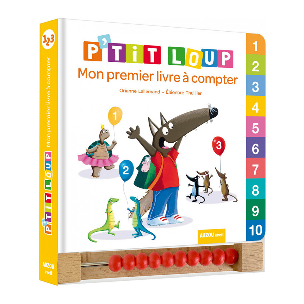 Mon premier livre à compter P'tit Loup AUZOU Editions : Chez ...