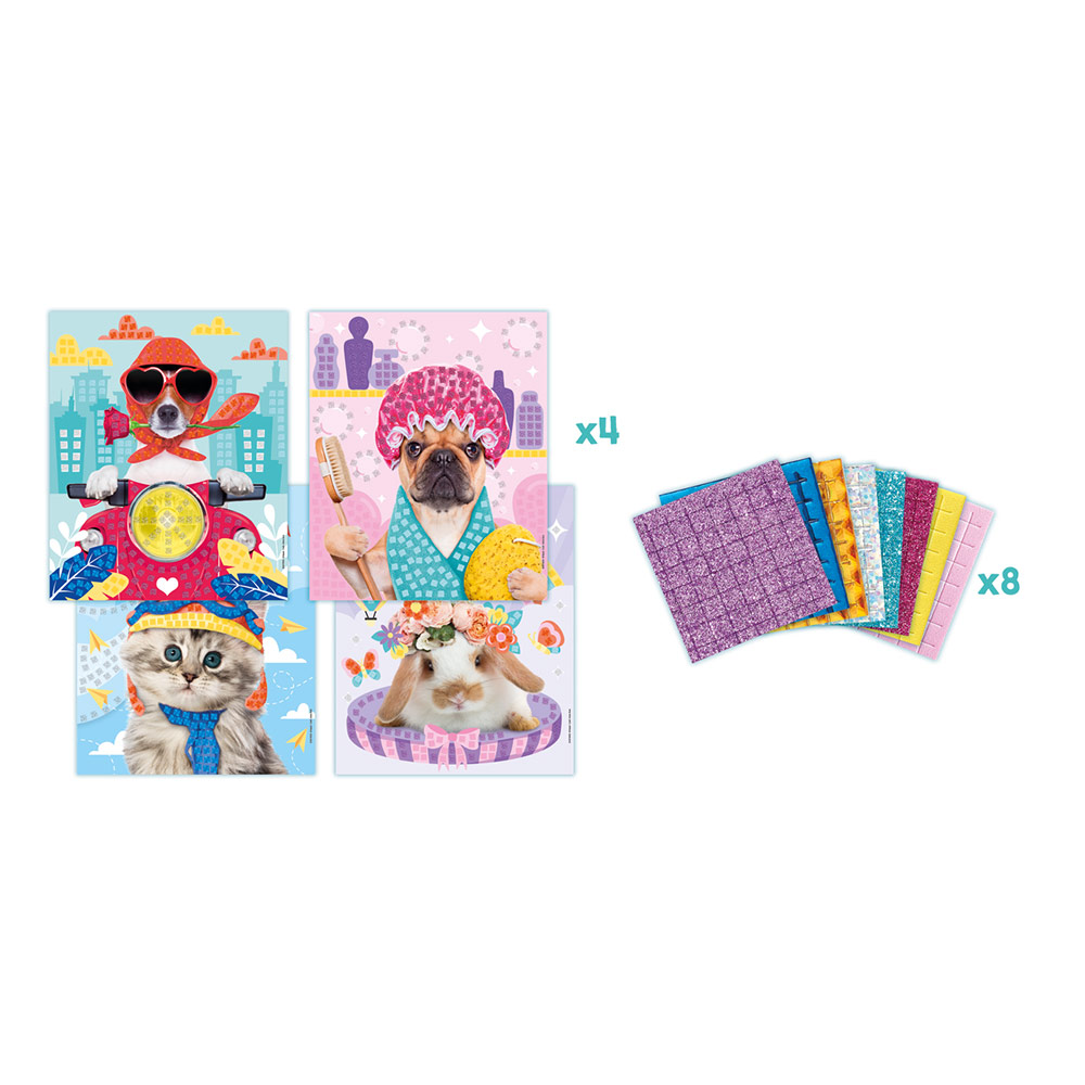 MAPED CREATIV Kit Mosaïque photo Animaux mignons : Chez Rentreediscount ...